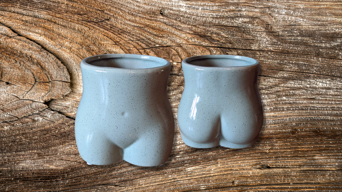Ceramic Lower Body Shape Plant Pot Home Decor Planter – Green Charm ...